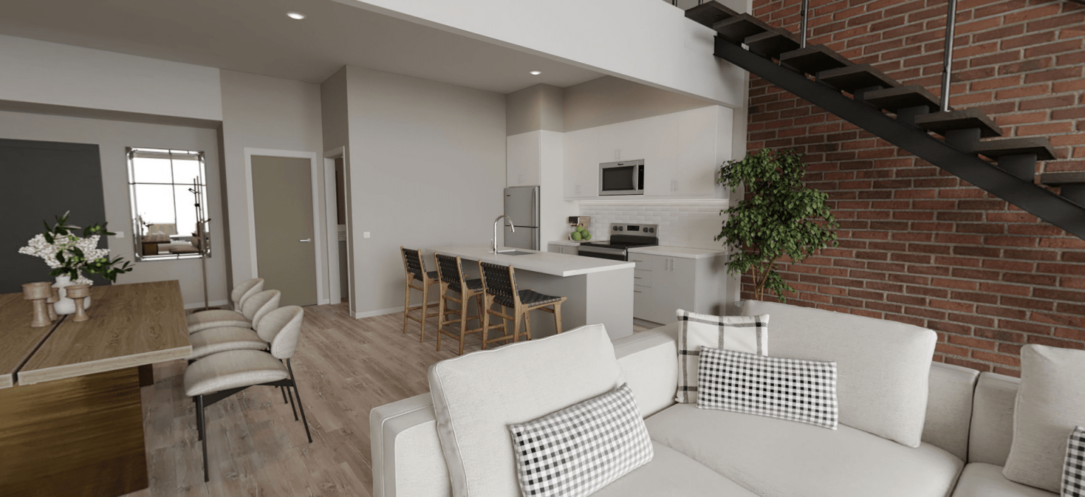 Louvre Kitchen & Bathroom Features | Apartments for Rent Edmonton